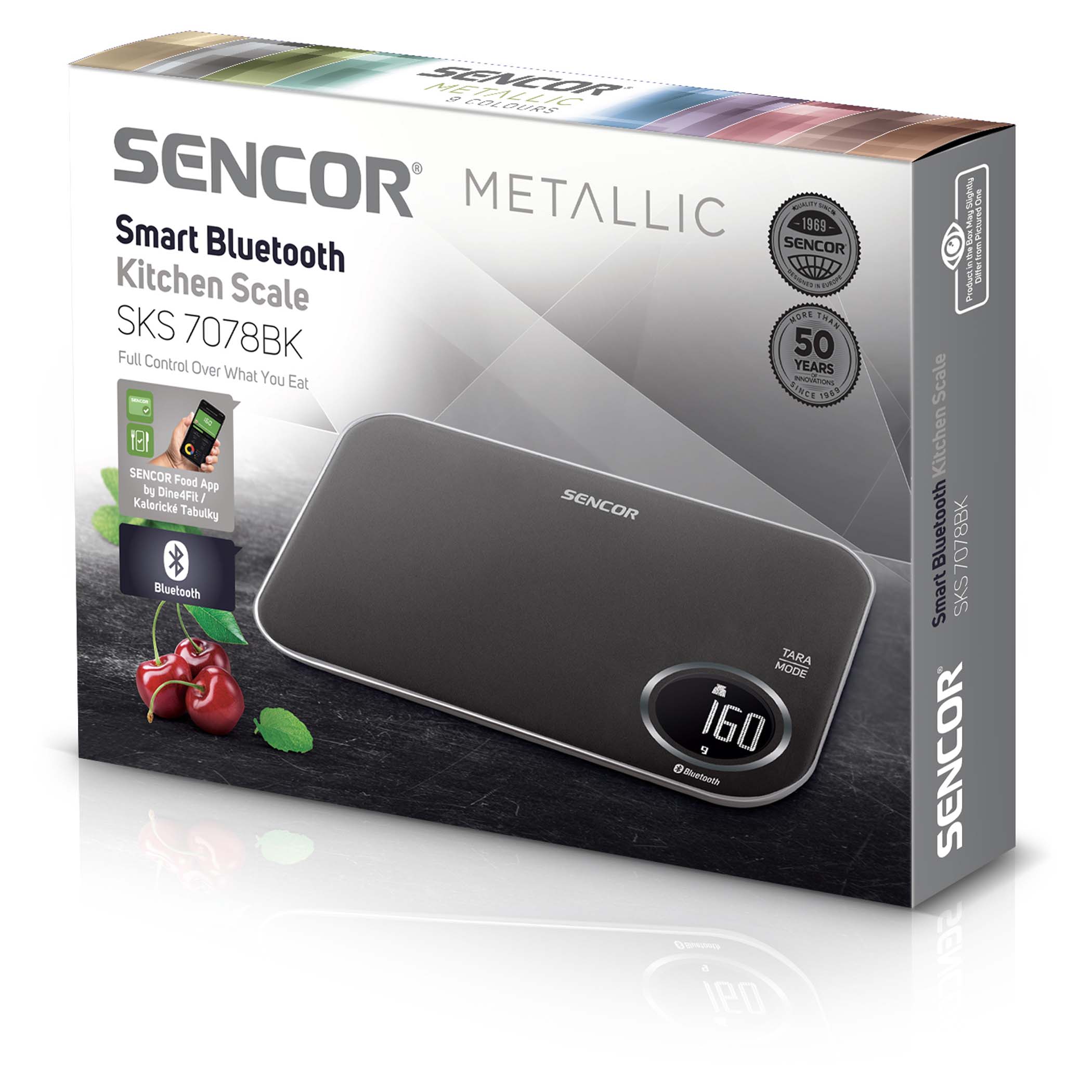 Smart Bluetooth Kitchen Scale | SKS 7078BK | Sencor.com