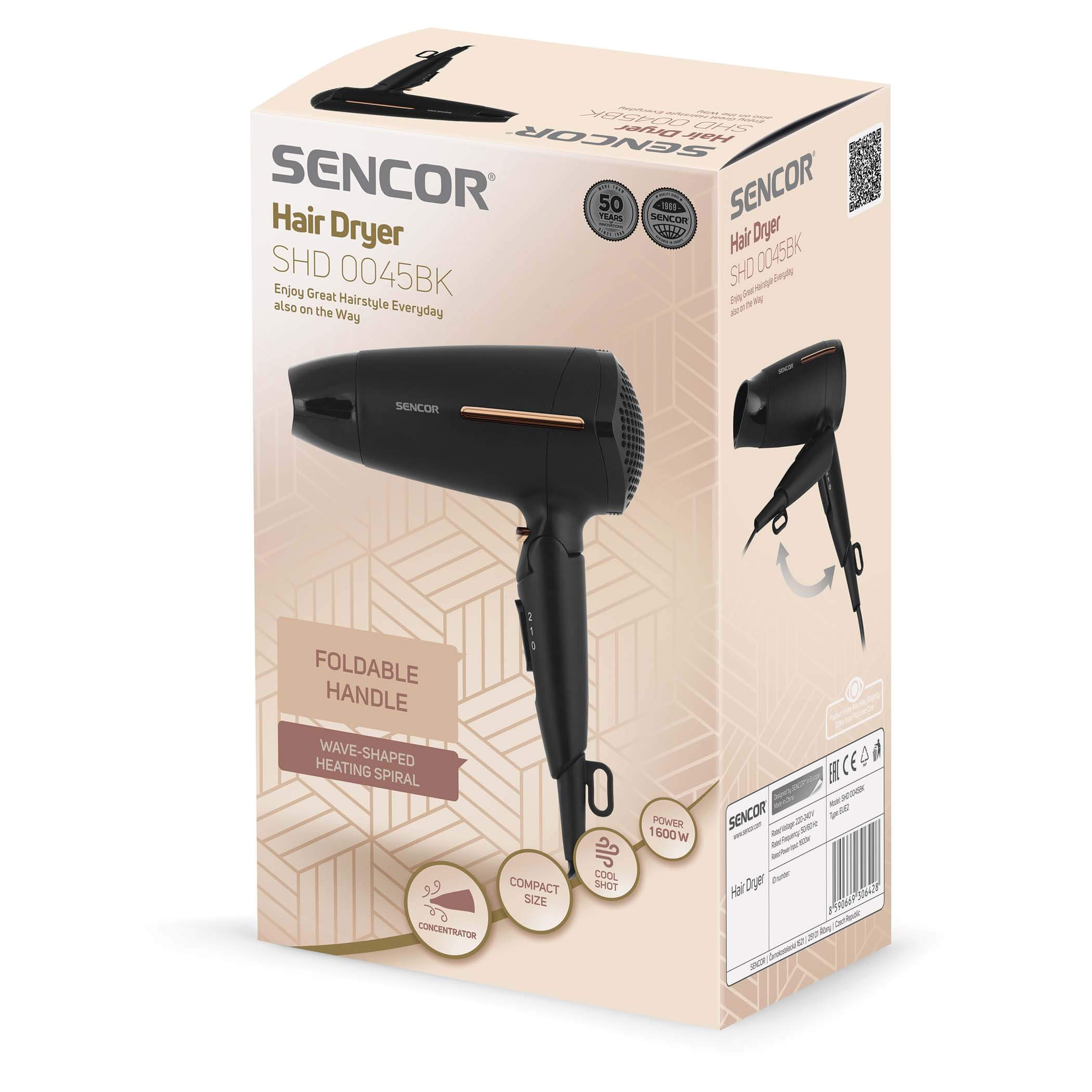 Hair Dryer | SHD 0045BK | Sencor.com