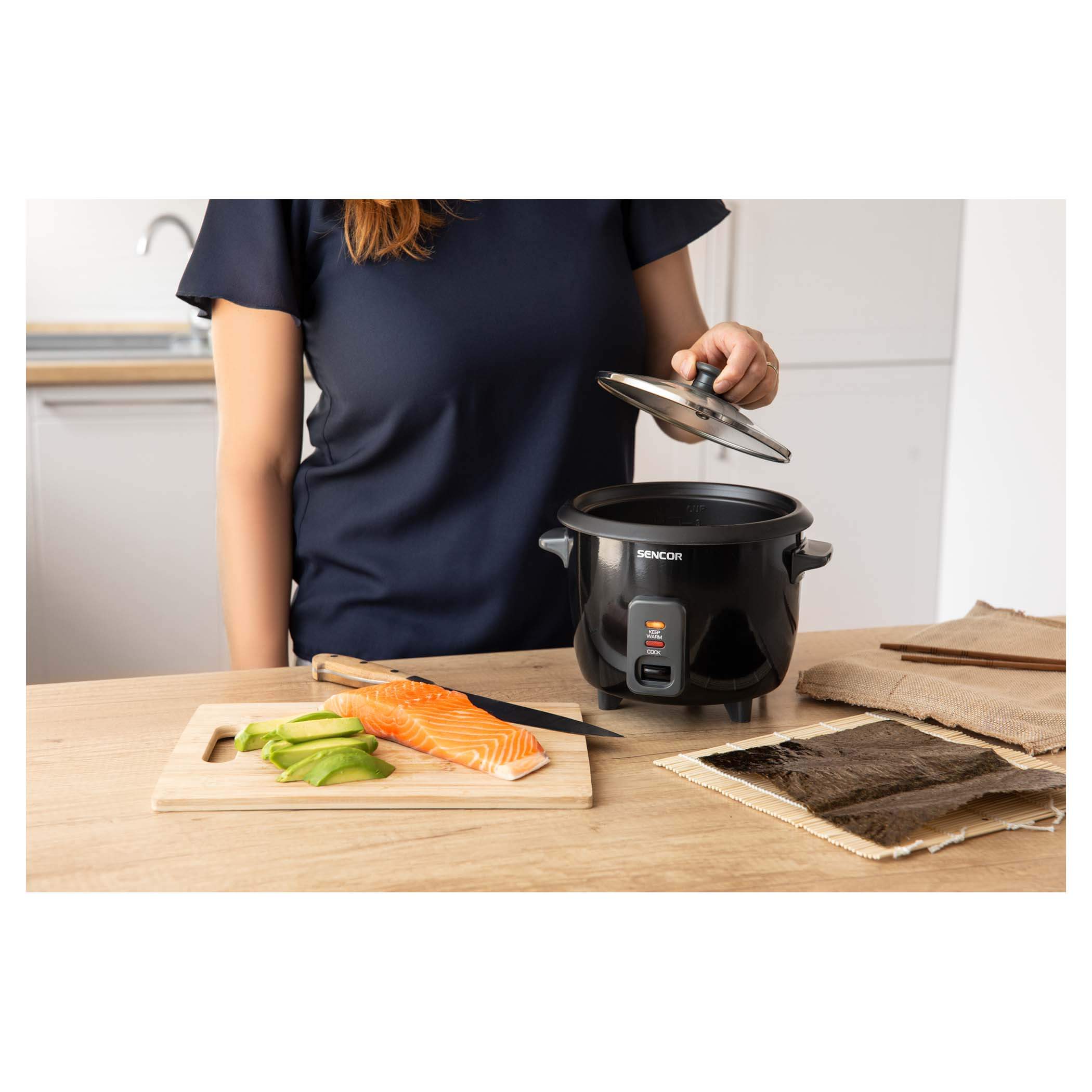 Special pot for cooking rice | SRM 0601BK | Sencor.com