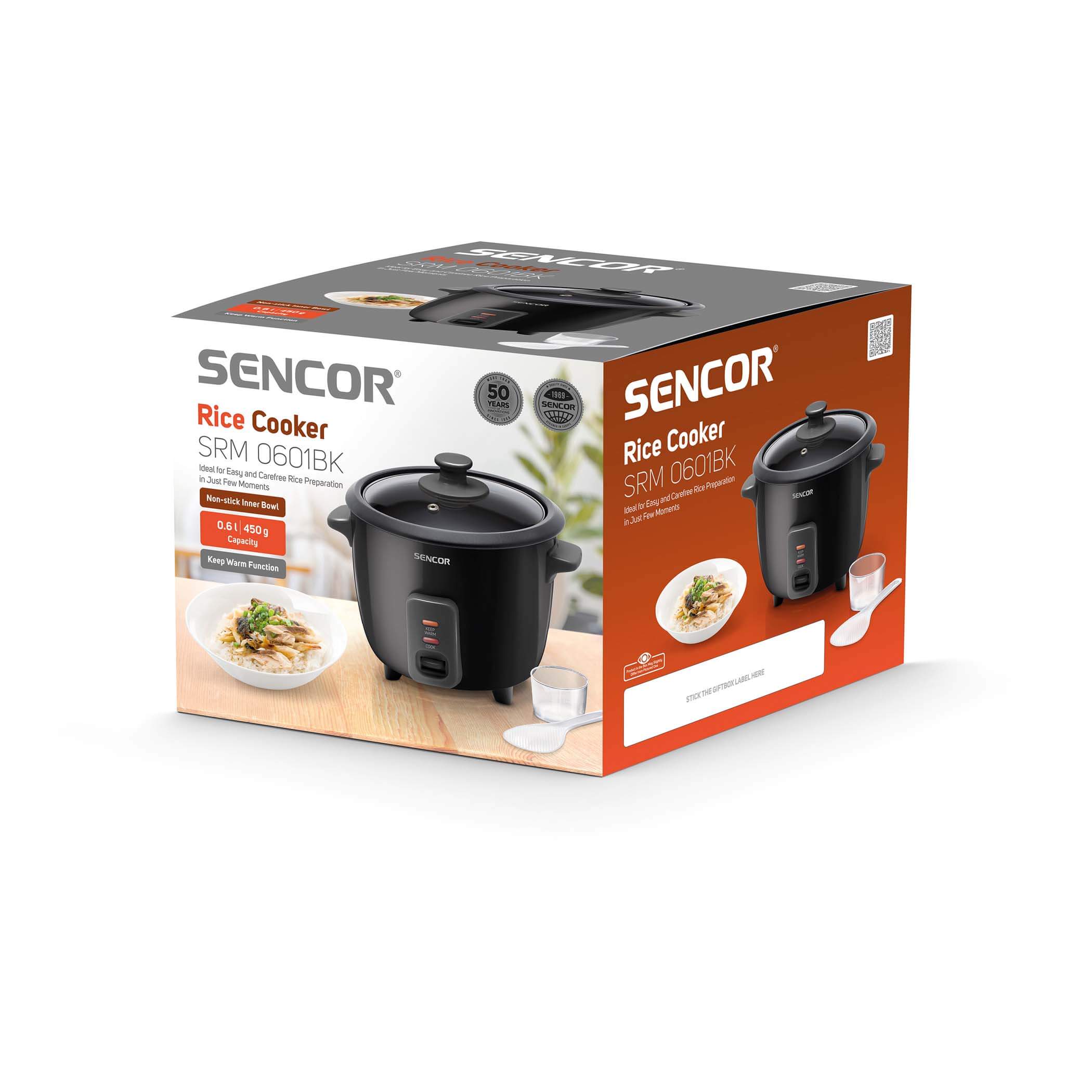 Special pot for cooking rice | SRM 0601BK | Sencor.com