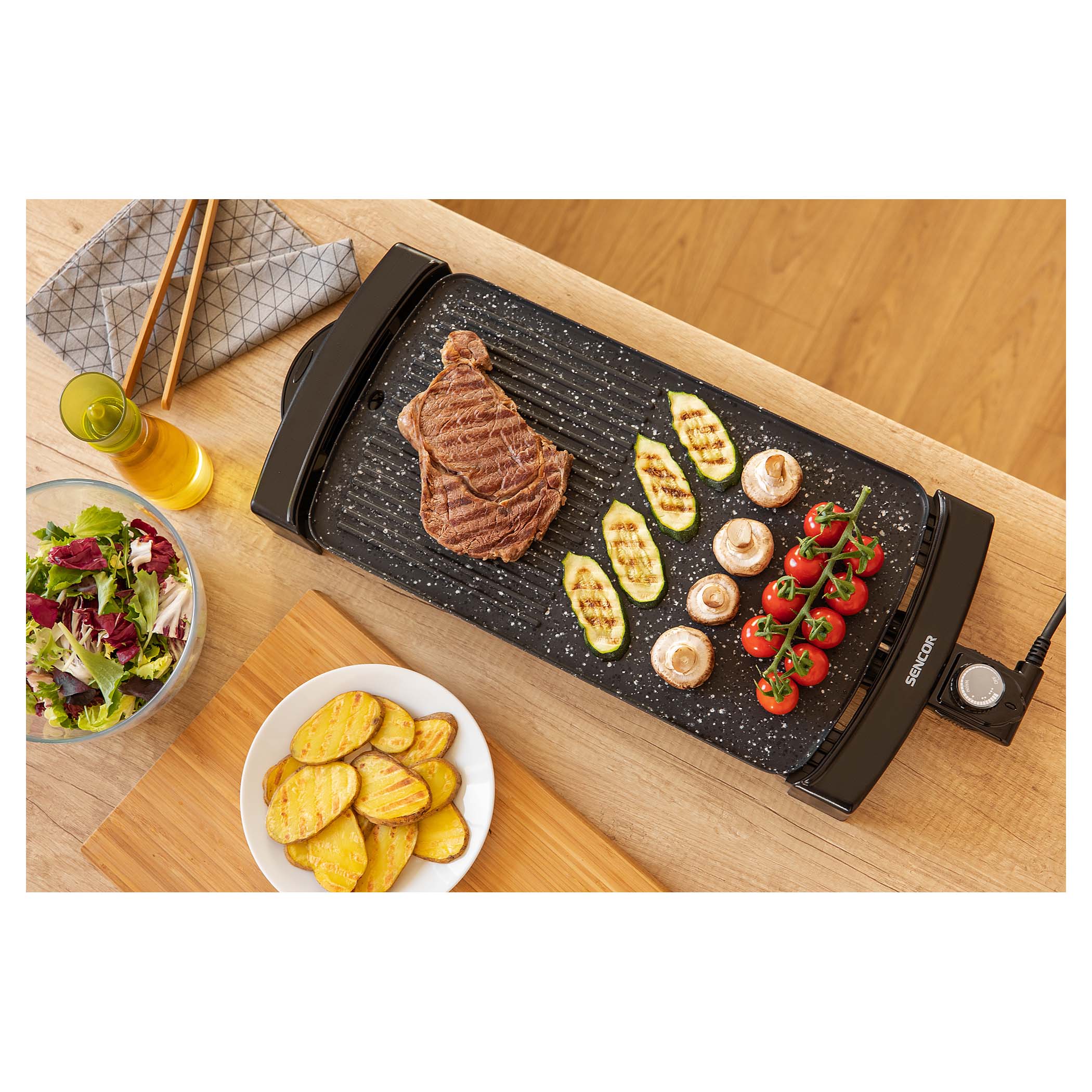 Tabletop Electric Grill | SBG 104BK | Sencor.com