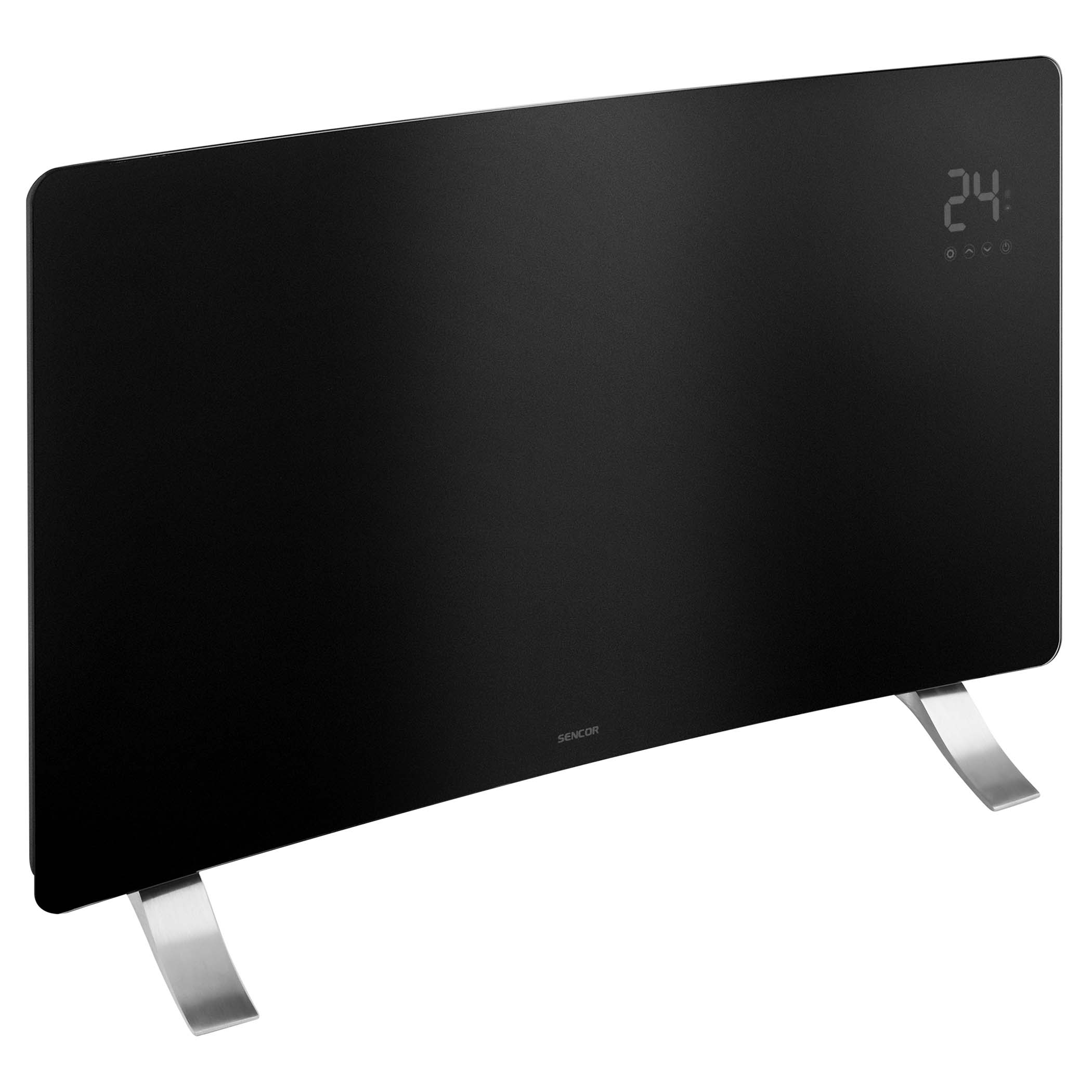 Smart Wi-Fi glass convection heater | SCF 4741BK | Sencor.com