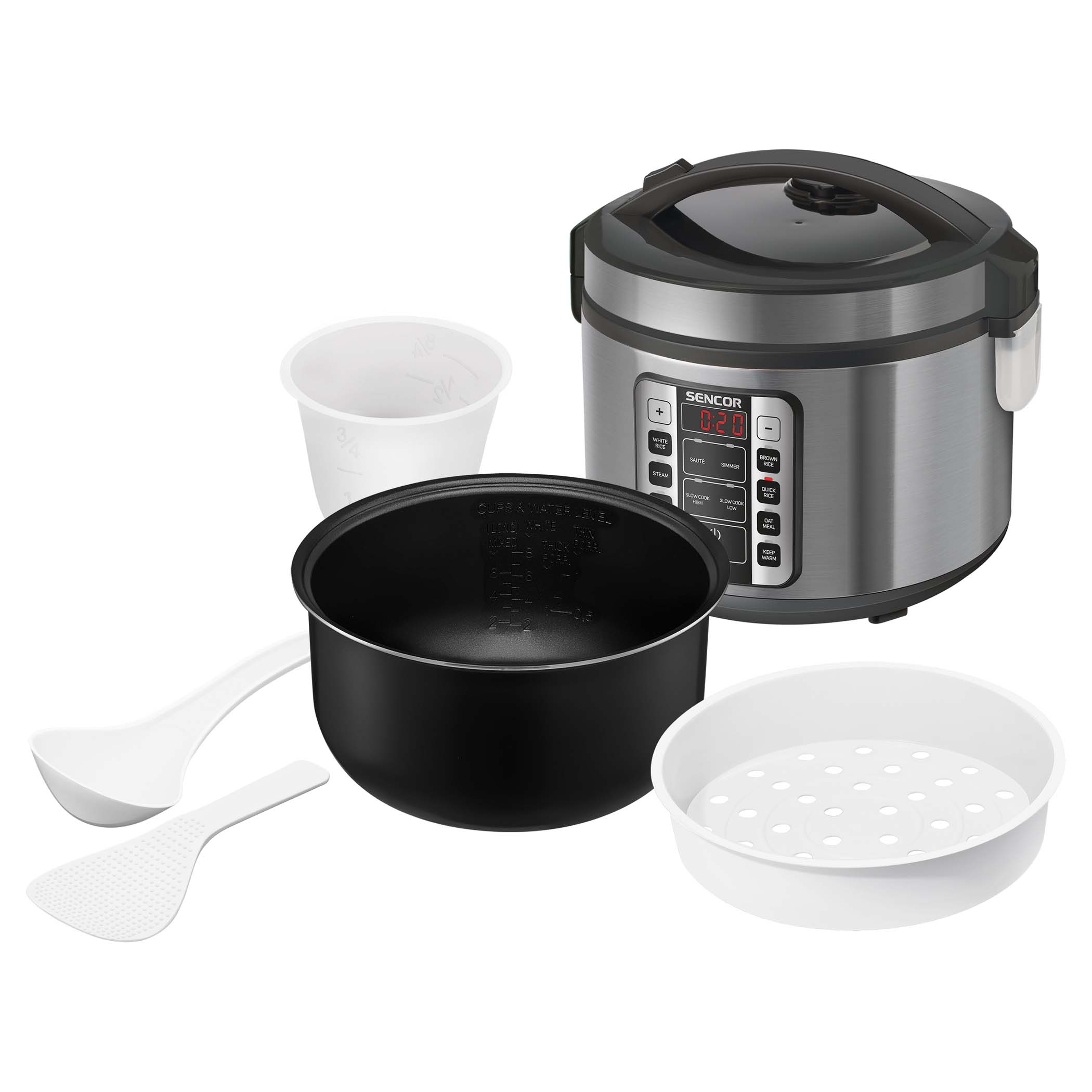 Multifunctional Rice Cooker | SRM 3151BK | Sencor.com