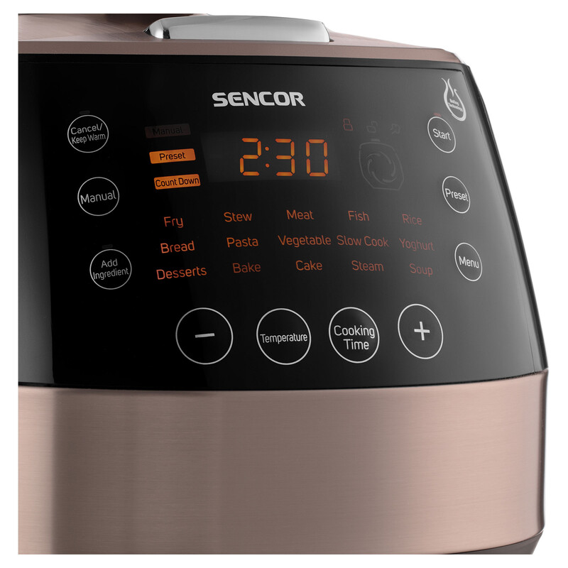 Electric Pressure Cooker | SPR 4000BK | Sencor.com